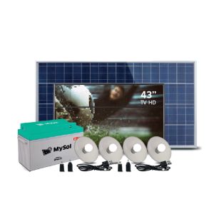 Kit Solar TV 43" MySol 200W